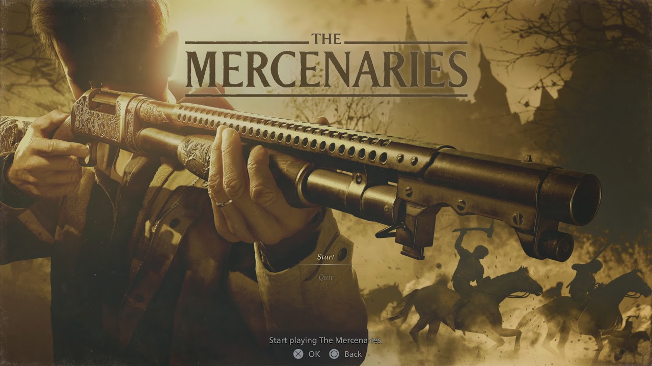 Resident Evil 8 (Village) | The Mercenaries - Main Menu Theme - YouTube