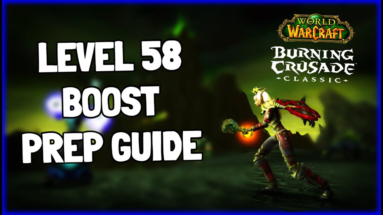 TBC Classic Pre patch level 58 boost preparation guide - YouTube
