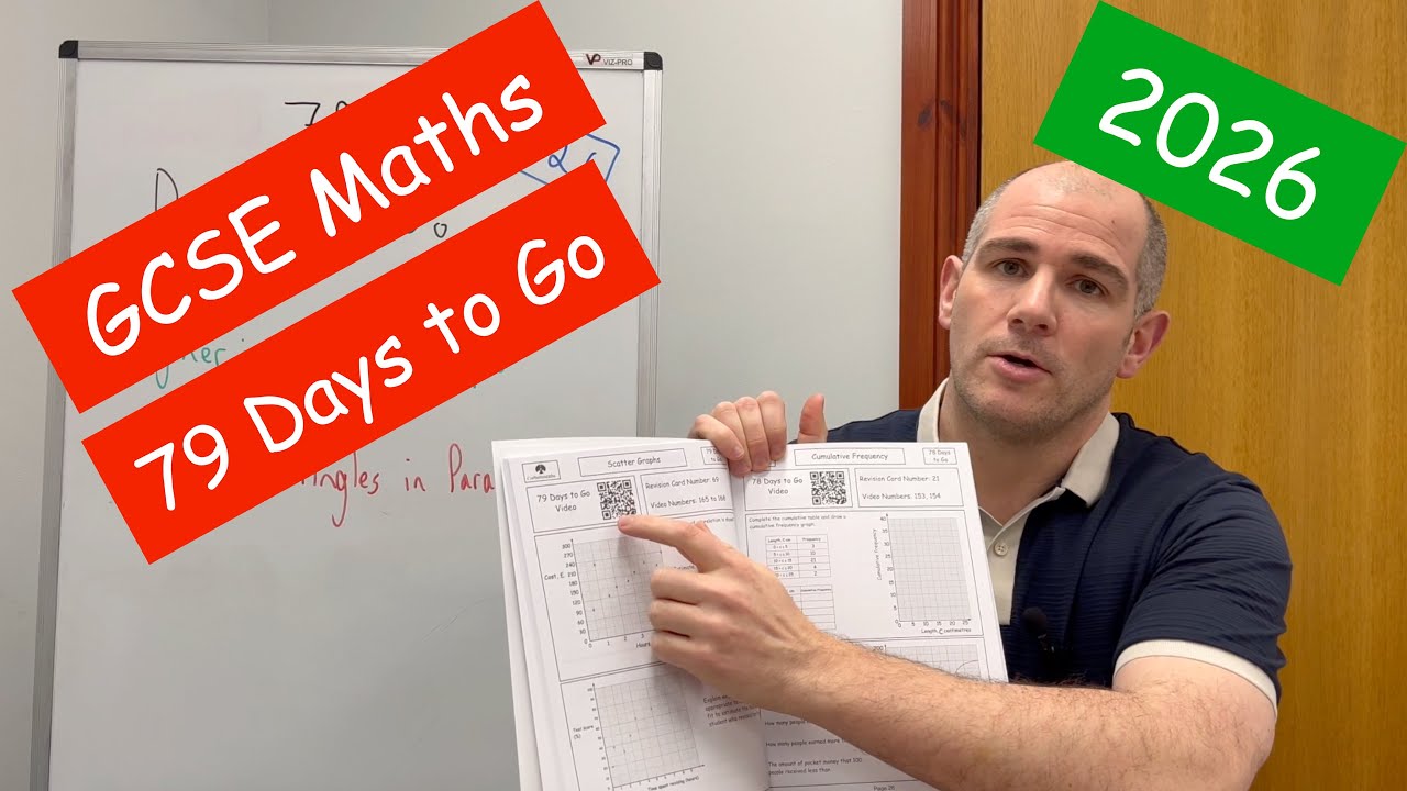 GCSE Maths 2026 Revision - 79 Days To Go - Corbettmaths - YouTube