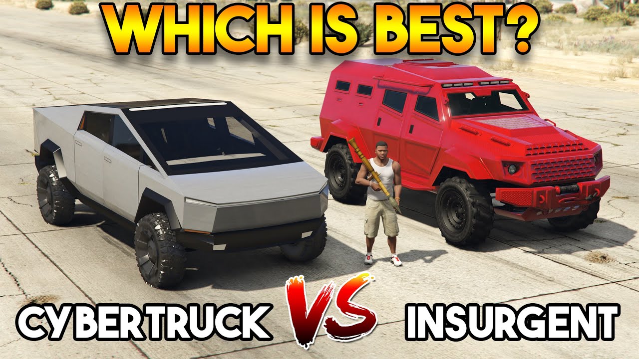 GTA 5 INSURGENT VS REAL CYBERTRUCK (WHICH IS BEST?) - YouTube