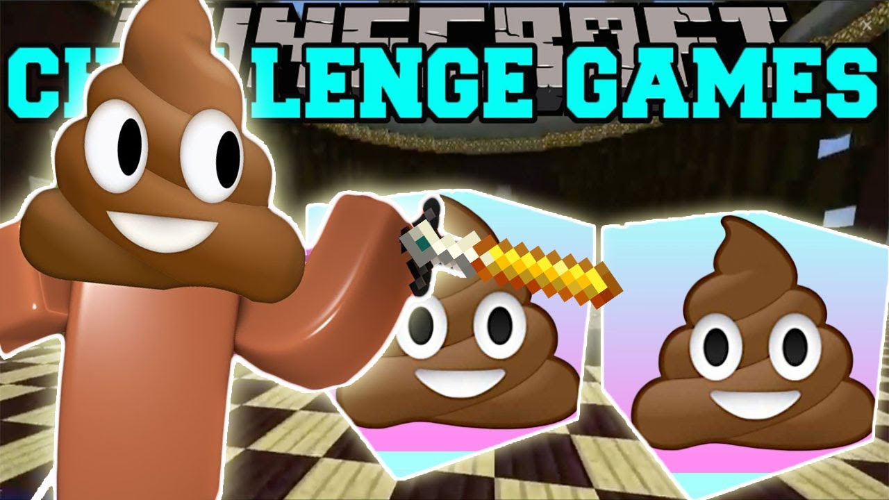 PopularMMOs Pat and Jen Minecraft POOPMAN CHALLENGE GAMES Lucky Block ...