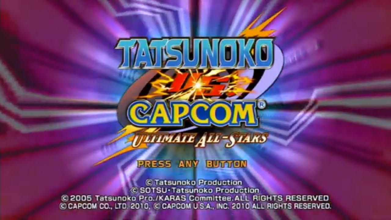 [Wii] TATSUNOKO VS. CAPCOM ULTIMATE ALL-STARSをちょっとだけプレイ - YouTube