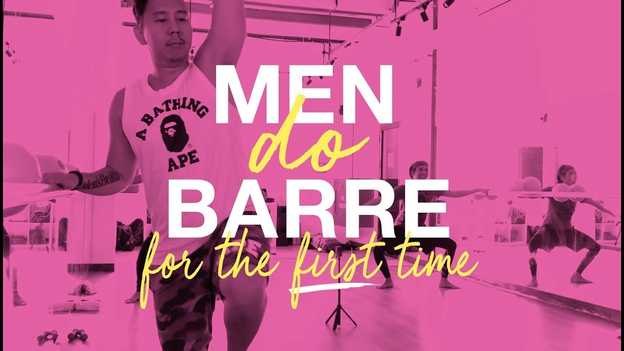 Shape Guys Try Barre For The First Time - YouTube
