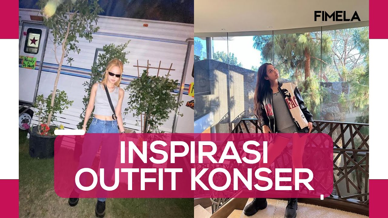 Inspirasi Outfit Nonton Konser ala Jennie Blackpink - YouTube