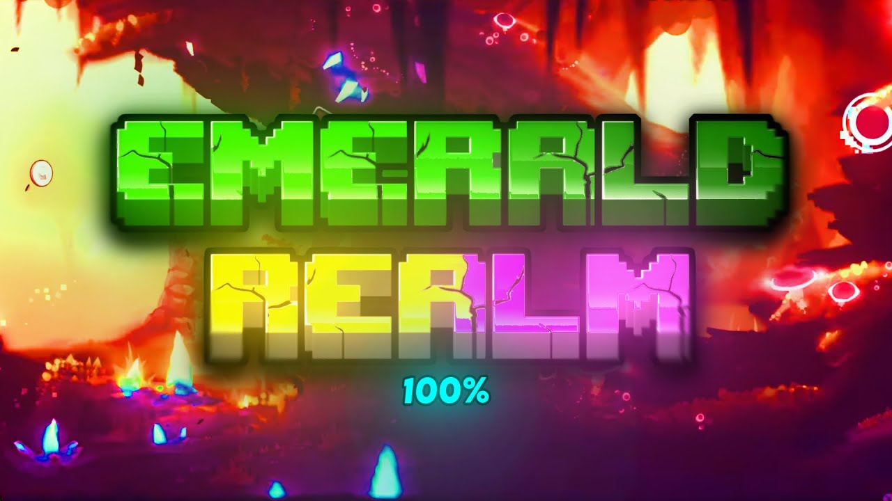 Geometry Dash - Emerald Realm 100% - YouTube