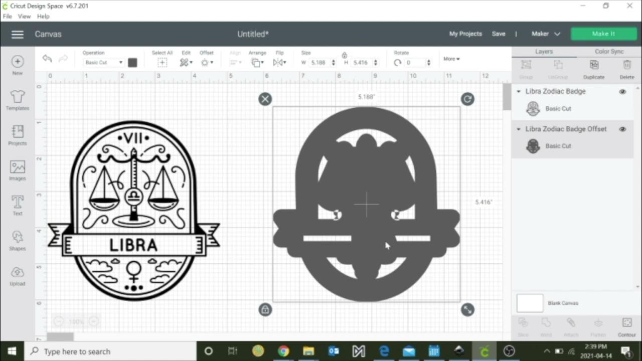 hackLAB Tips & Tricks: Using Offset in Cricut - YouTube
