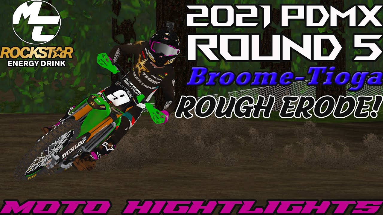 ROUGH CONDITIONS! PDMX ROUND 5 - Broome Tioga | 250MX POV HIGHLIGHTS ...
