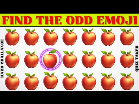 Find the ODD One Out - 30 Ultimate Levels Emoji Quiz 🍏@quiztakerr