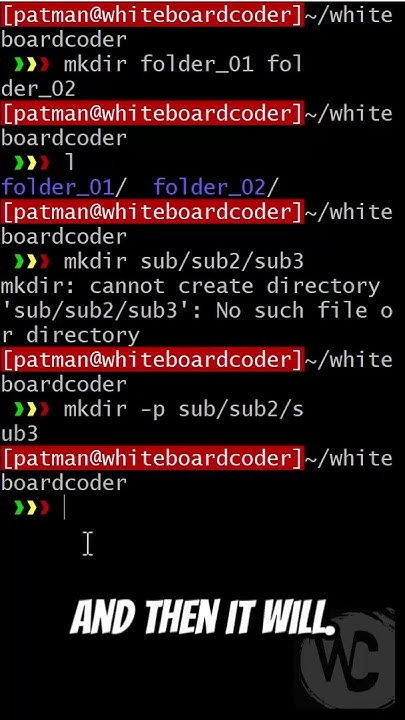 Linux Mkdir Linux Linuxtutorials Coding Youtube