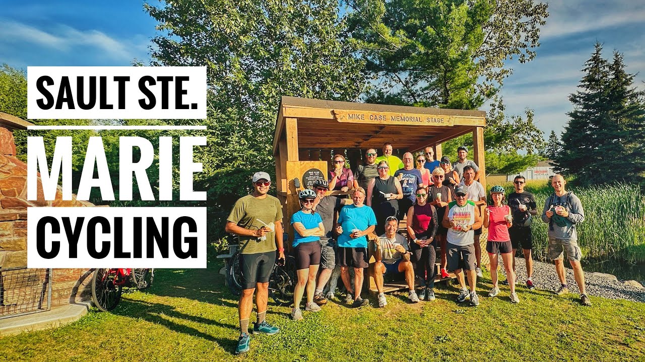 Ice Cream Cycling ride Sault Ste Marie Ontario Exploring Hub Trail ...