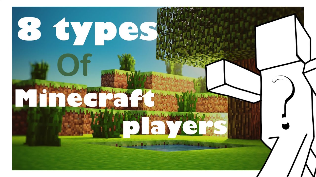 8 types of Minecraft players - YouTube