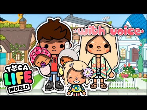 Family House Tour 🏡💗|| *WITH MY VOICE* || Itz Toca Alice || Toca Boca Roleplay With Voice S1E4