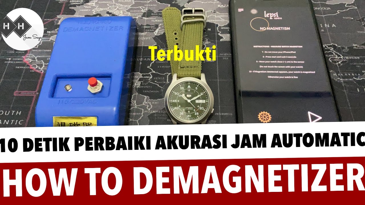 How to Demagnetize Automatic Watch Only 10 seconds - Solusi Akurasi Jam ...