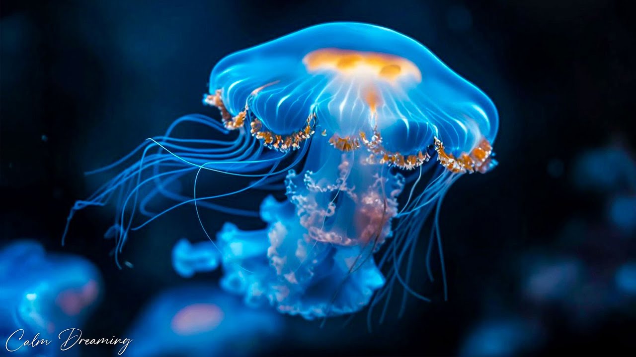 Jellyfish Aquarium • Healing of Insomnia, Stress, Anxiety and ...