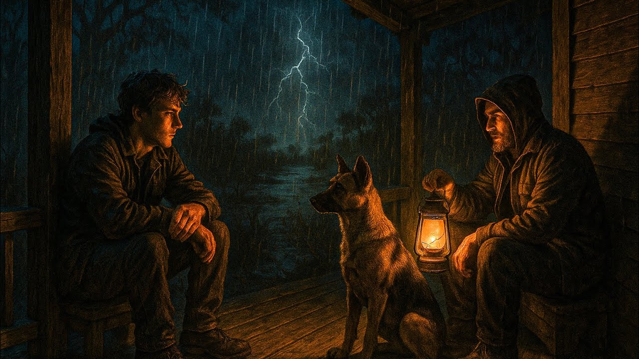 Swamp Porch Haven – Heavy Thunderstorm Night with Dog and Friend|RDR2 ...