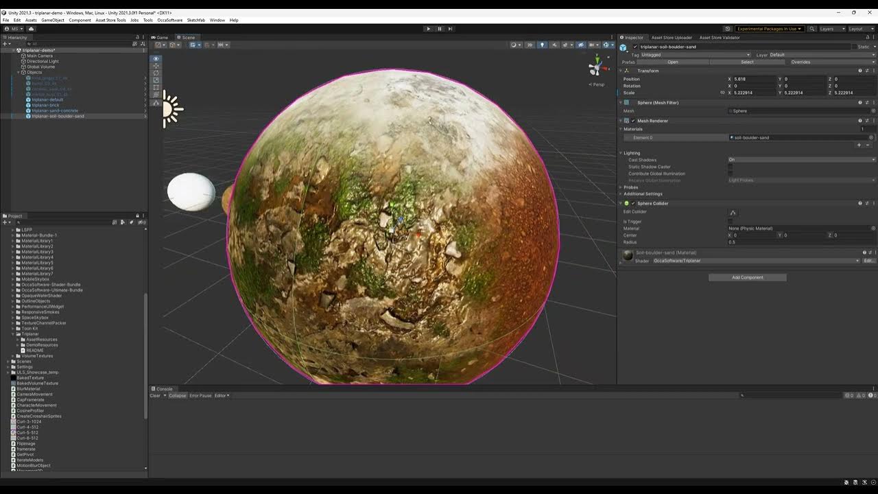 Unity: Seamless UVs with Triplanar Shading - YouTube