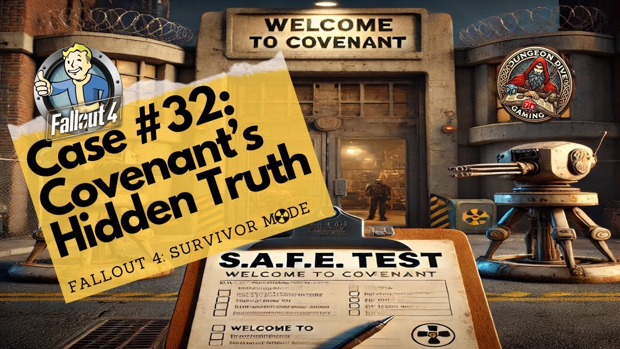 Fallout 4 - 📁 Case #32: The Secrets of Covenant (Survival Mode) - YouTube