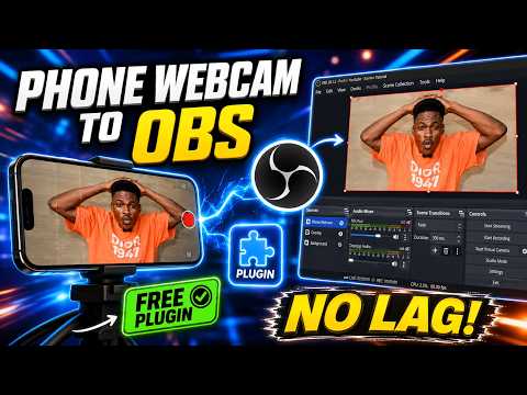 OBS-Tutorial: So nutzt du dein Smartphone als Webcam in OBS mit einem KOSTENLOSEN Plugin | Ohne V...