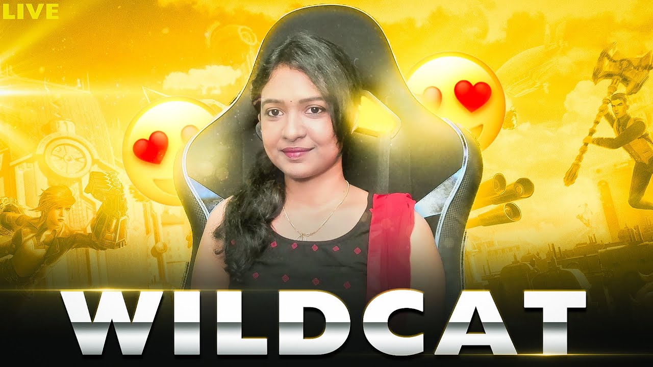 Bgmi live with wildcat... || wildcat gaming || girl gamer || telugu - YouTube