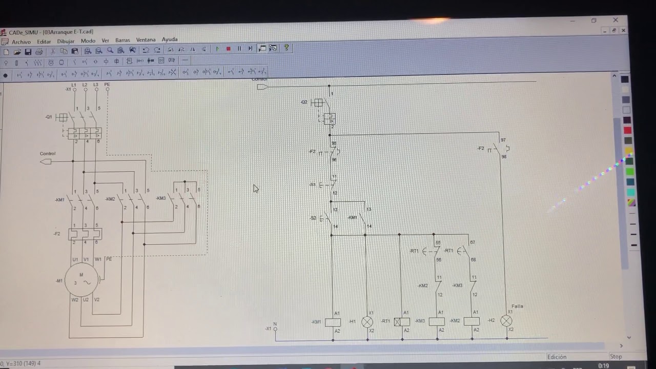 Arranque estrella-Delta de un motor trifásico - YouTube