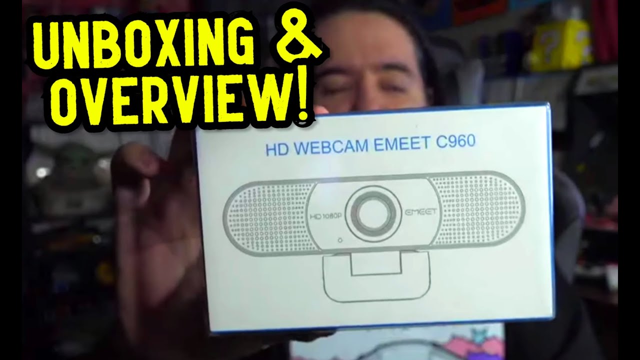 eMeet C960 Webcam ! Unboxing & Overview! | 8-Bit Eric - YouTube
