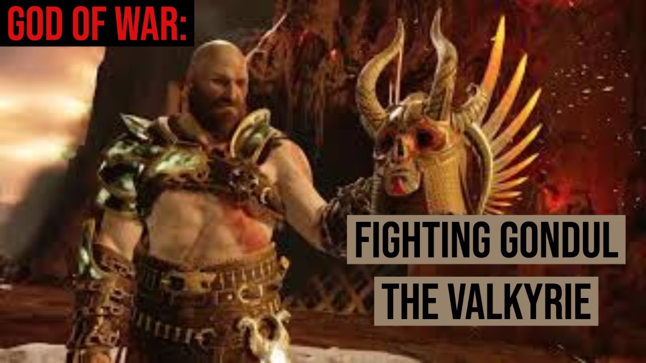 God Of War: Fighting Gondul the Valkyrie in Muspelheim - YouTube