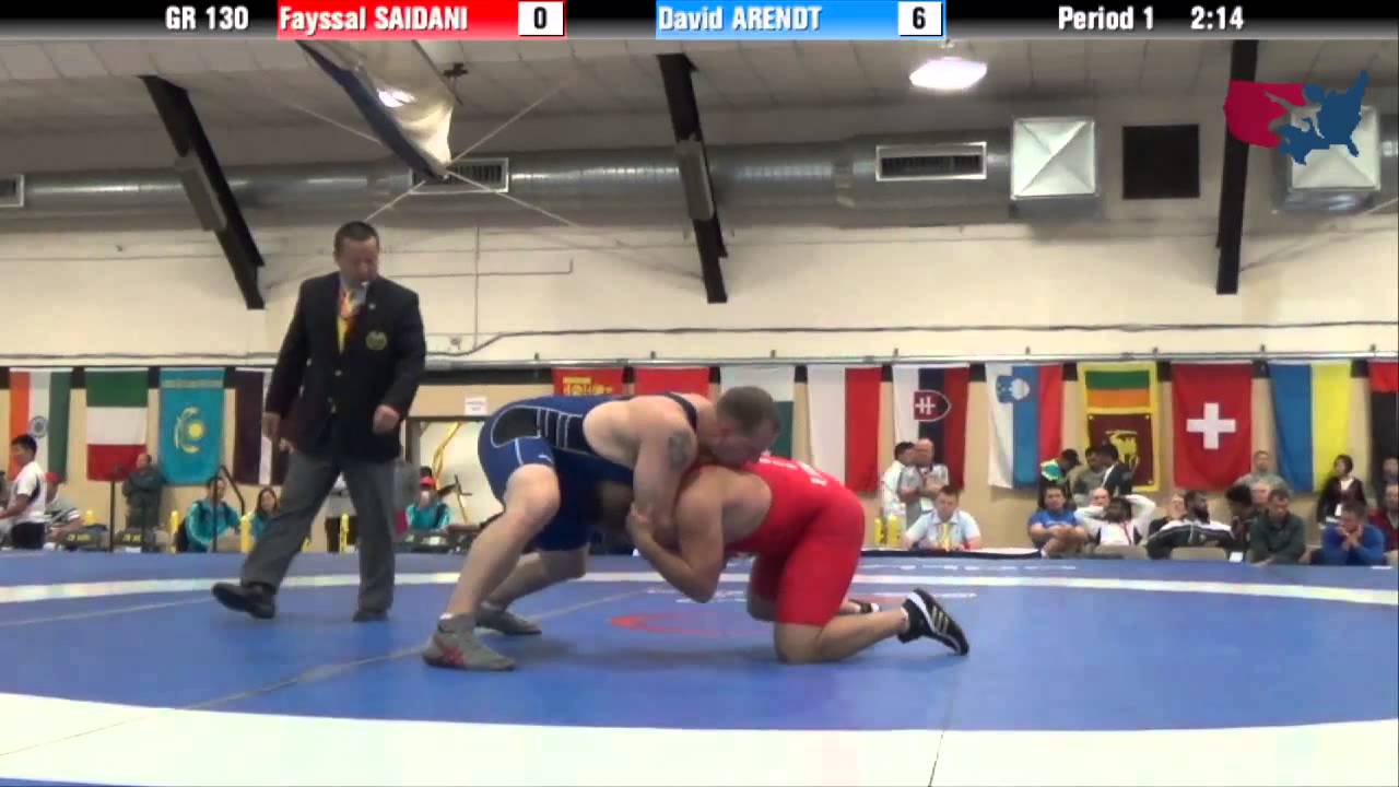 130 KG QF - Fassal Saidani (ALG) vs David Arendt (USA) - YouTube
