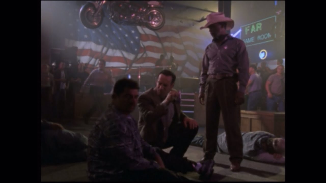Walker Texas Ranger | Trivette and Rosetti Fight in a Bar - Turning ...