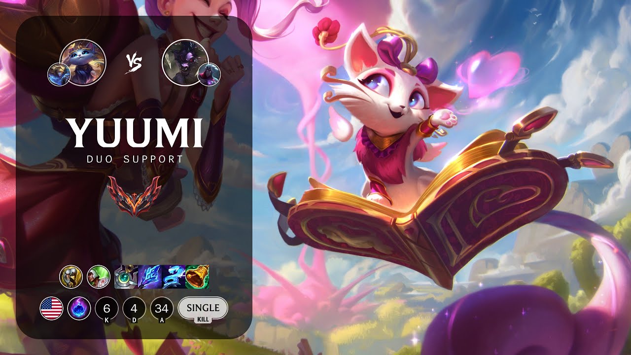 Yuumi Support vs Alistar - NA Grandmaster Patch 13.4 - YouTube