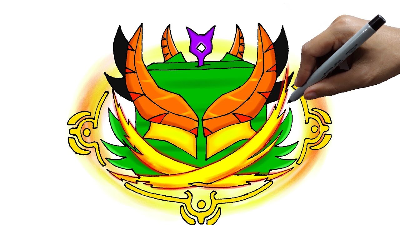 How to draw eastern dragon fruit roblox blox fruits - YouTube