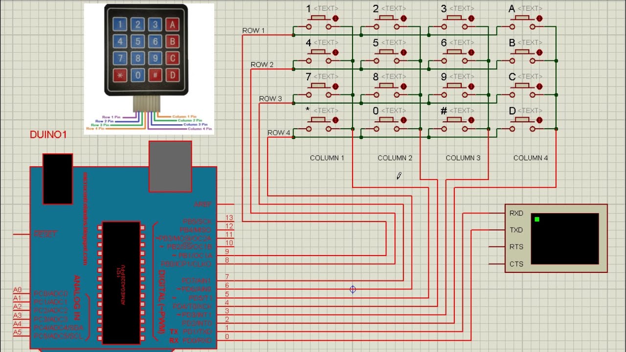 Arduino Lab06 Keypad Interfacing Youtube 4935