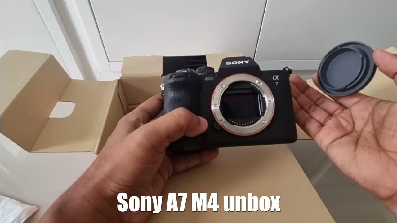 Sony A7 M4 Unbox အသစ် - YouTube