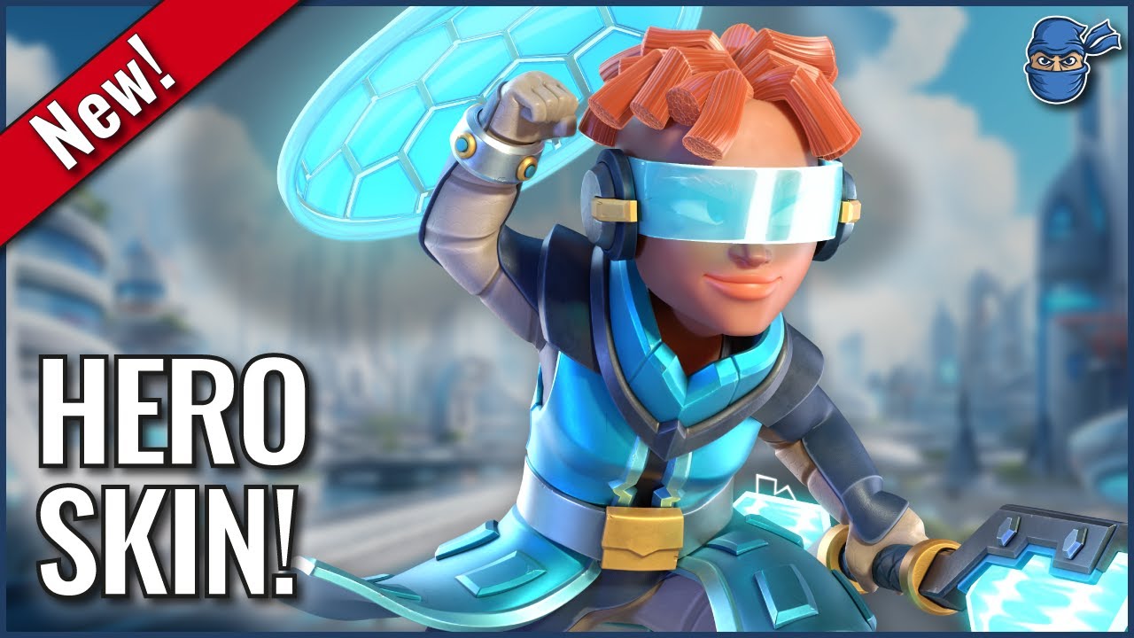 New Future Champion Hero Skin - August 2023 | Clash of Clans - YouTube