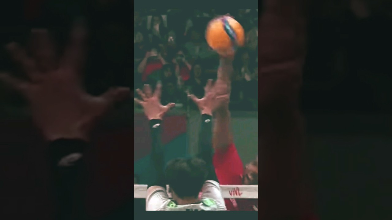 wilfredo leon over block #shorts - YouTube