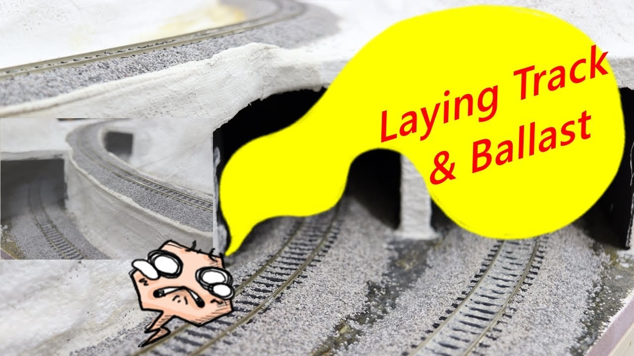 Laying Track & Ballast - YouTube