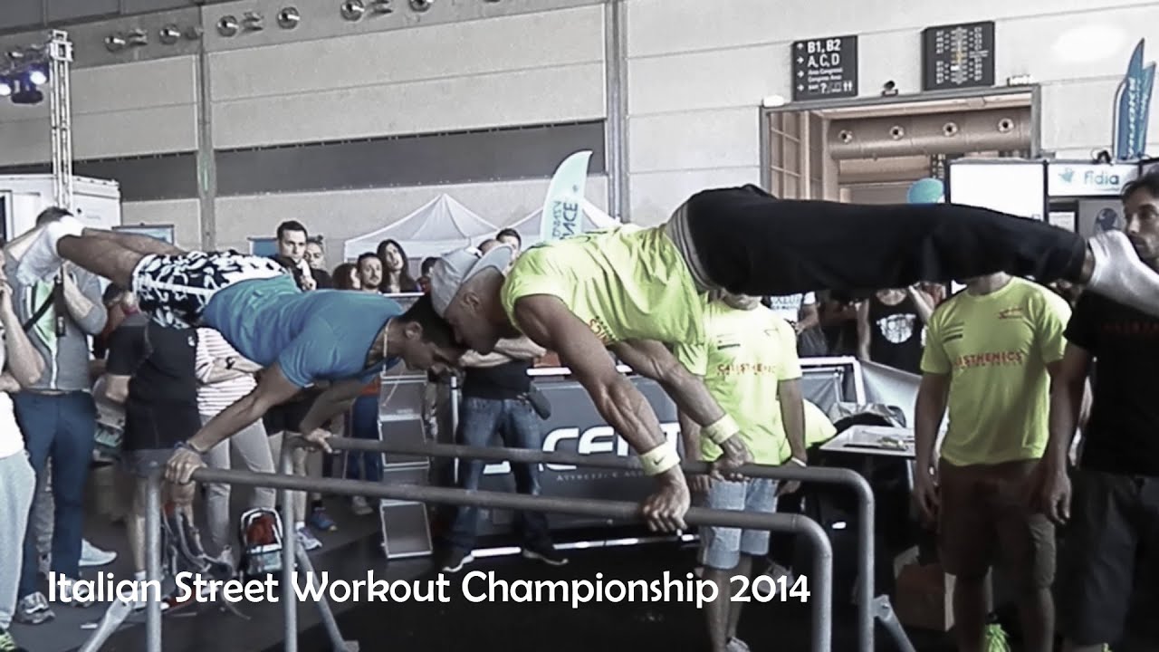 Italian Street Workout Championship 2014 @Rimini Wellness - YouTube