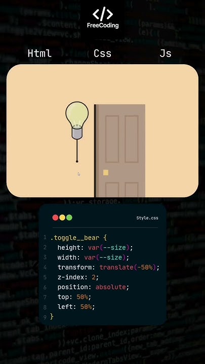 Programación Ligthbulb Bear Html, Css y JavaScript #programacion #l... - YouTube