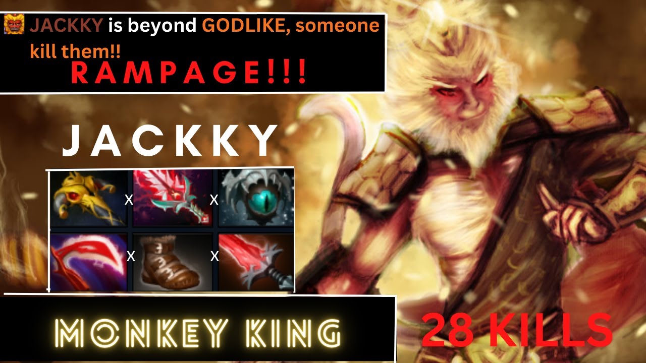 SUPER SAIYAN Monkey King casual plays by JACKKY - 7.32d - dota2 - YouTube