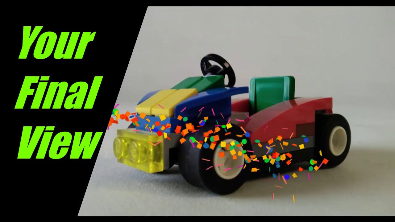 how to make a basic Lego car - YouTube
