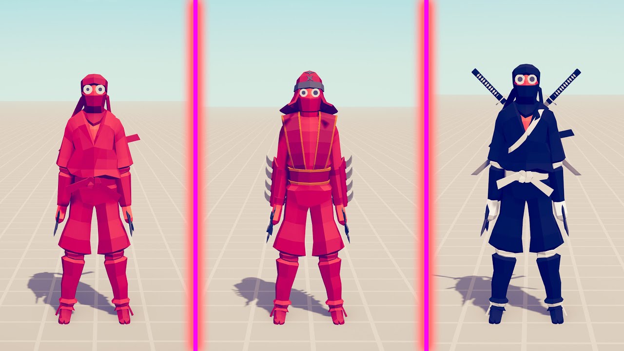 EVOLUTION OF NINJA - Totally Accurate Battle Simulator TABS - YouTube