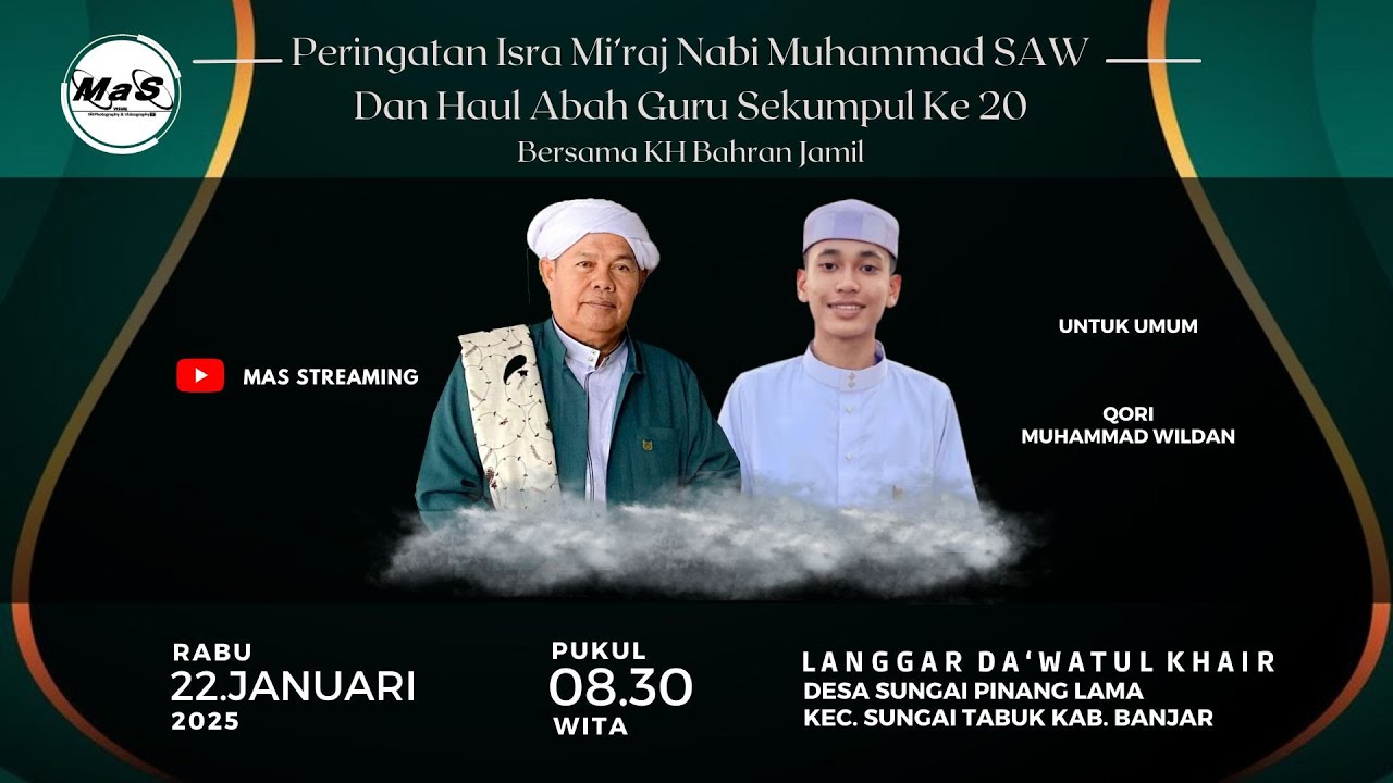 LIVE | Isra Miraj & Haul Guru Sekumpul Bersama KH Bahran Jamil | Desa ...