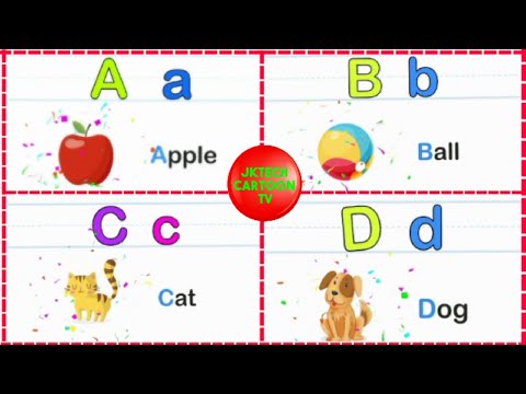 ABCD in English | Alphabet Identify | Read & Write with simple gaming ...