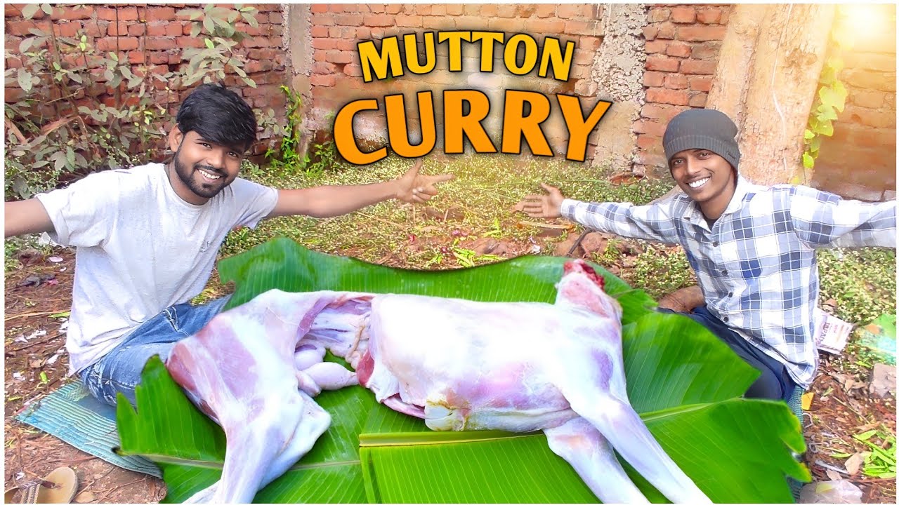 MUTTON CURRY | Tasty Simple Style Mutton Curry Making & Eating | Mutton ...