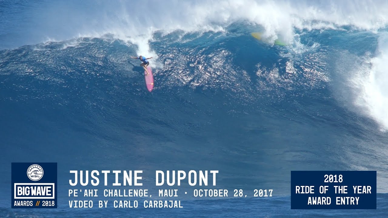 Justine Dupont at Pea'hi Challenge - 2018 Ride of the Year Award Entry ...