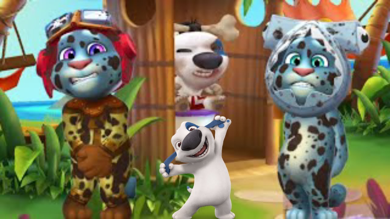 My Talking Hank vs Talking Tom 2 Toilet poop (android & ios) Gameplay ...