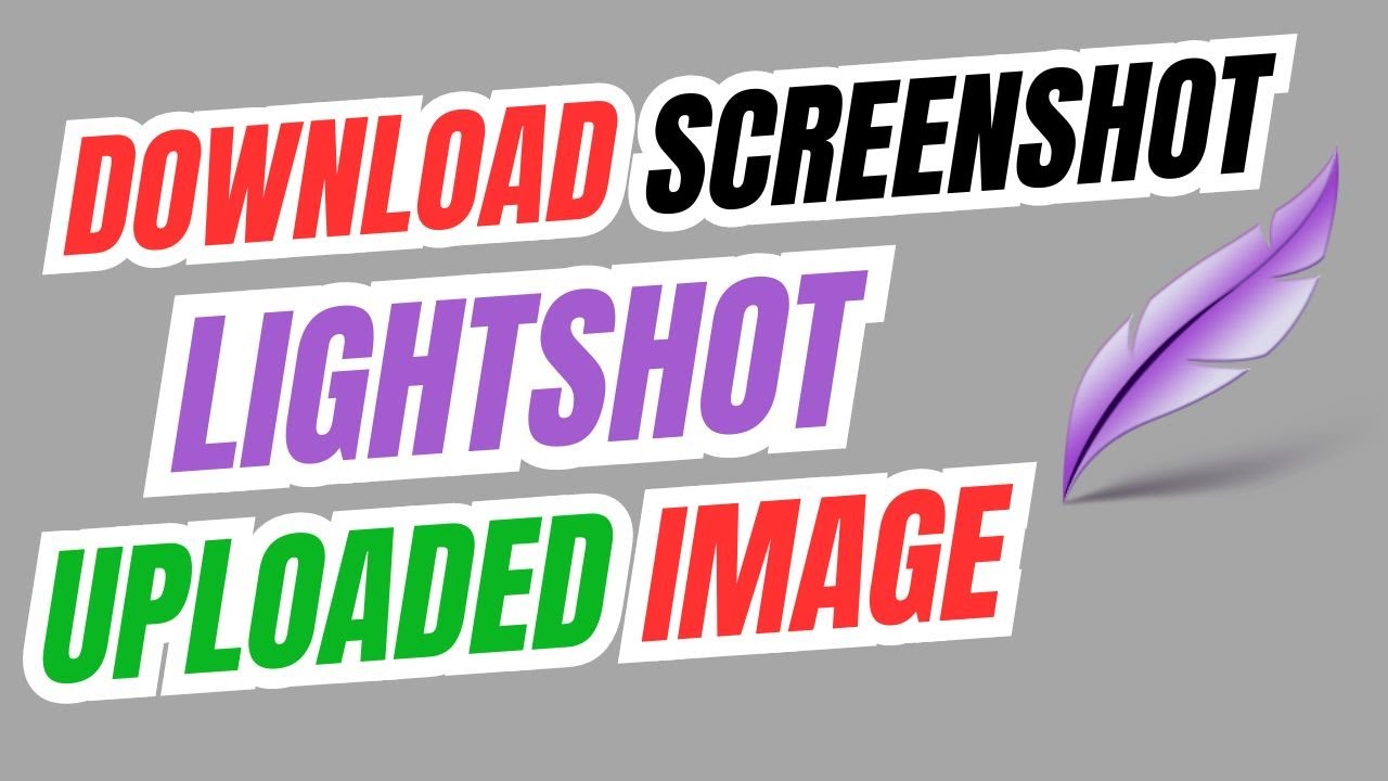How To Download Screenshot From Lightshot Uploaded Image - YouTube