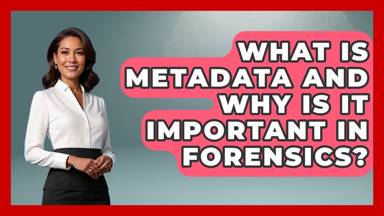 What Is Metadata And Why Is It Important In Forensics? - True Crime ...