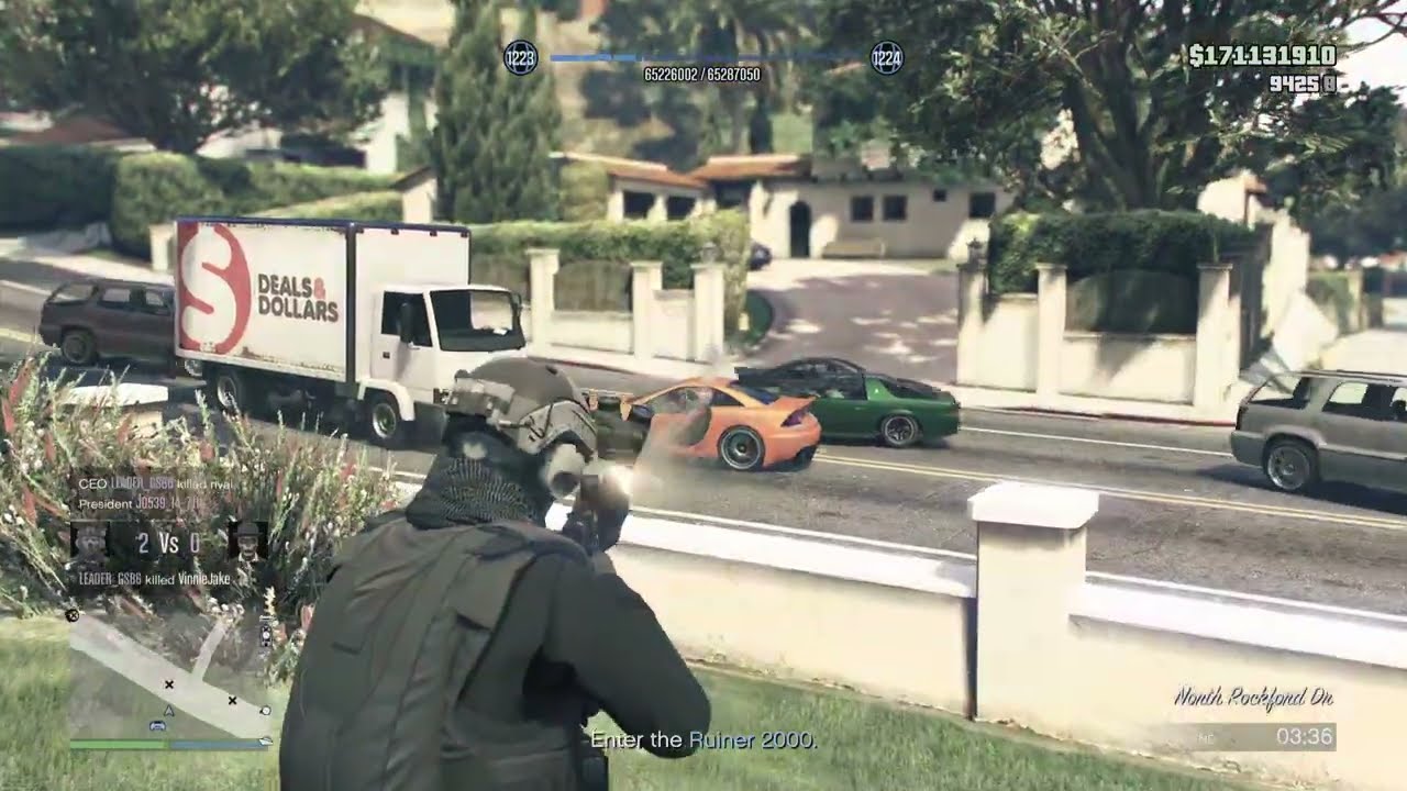 Grand Theft Auto V GSB6 Killing YT-AngelMontana and his goons - YouTube