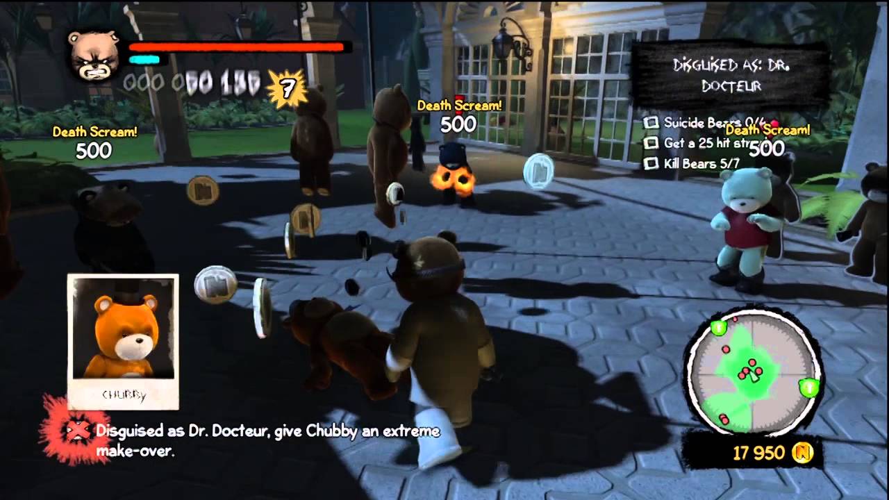 Naughty Bear: Panic in Paradise Walkthrough - Part 9 - BATBEAR! - YouTube