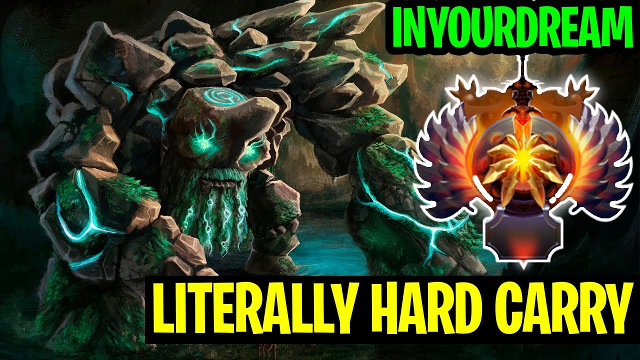 LITERALLY HARD CARRY - Inyourdream Tiny - Dota 2 - YouTube
